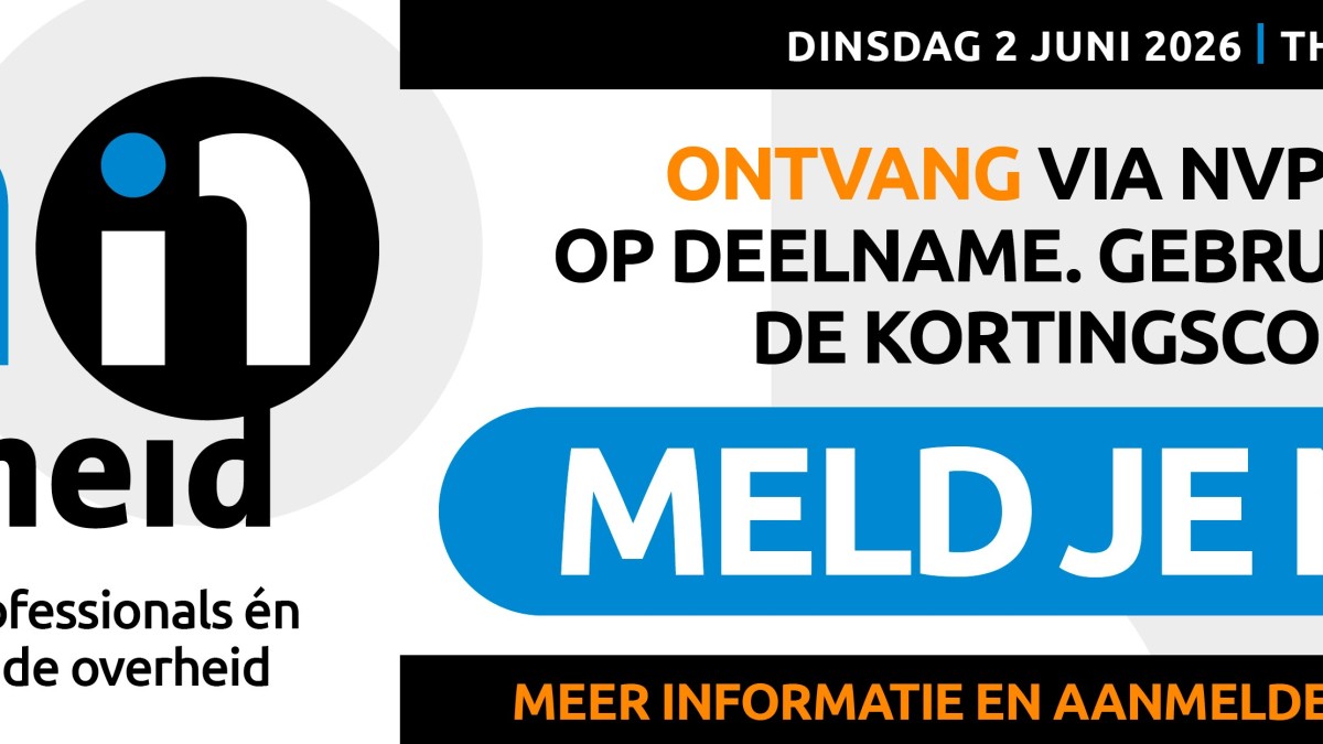 Met korting naar het Jaarcongres HRM in de overheid 2026 - NVP
